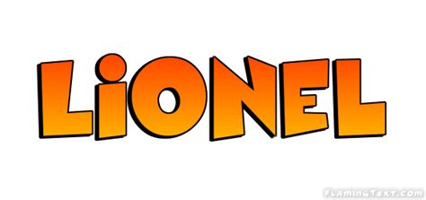 Lionel Logo Herramienta De Diseño De Nombres Gratis De Flaming Text