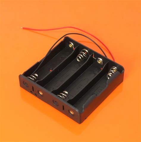 18650 Battery Holder X 4 With 150mm Leads 3 Way Components