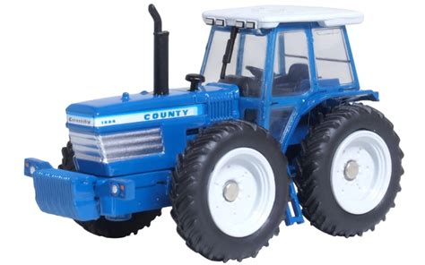 Oxford 76fct001 Blue Ford County Tractor Oo Scale Aurora Trains