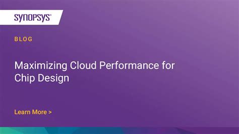 High Performance Soc Simulation And Verification In The Cloud Synopsys Blog