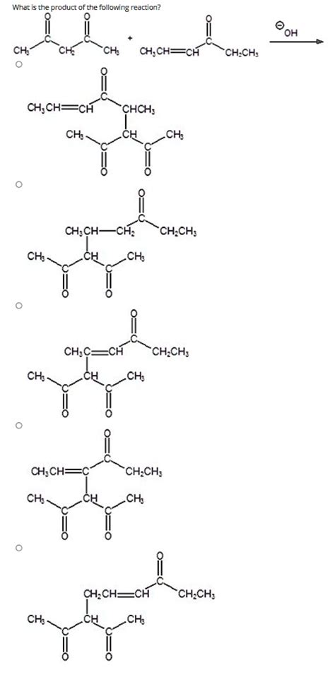 Solved What Is The E Following Reaction Oh Chch Chch Chch Chch Chch H C Ch Chch