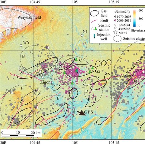 Plot Of Magnitude Frequency Distribution And The Seismic B Values Download Scientific Diagram