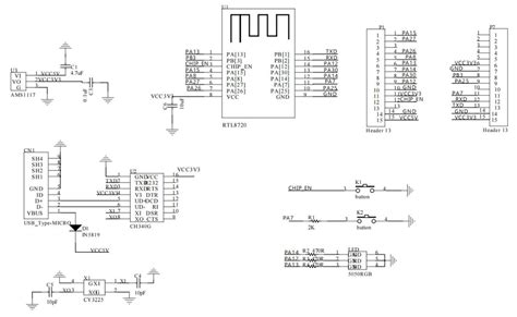 Mạch Thu Phát Dual Band Wi Fi Bluetooth Soc Rtl8720dn Bw16 Kit Ai Thinker
