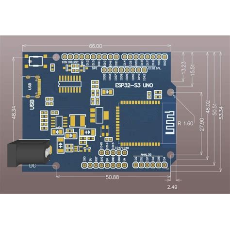 Tarjeta Esp32 S3 Uno Wifi N16r8 Devkitc Compatible Con Arduino