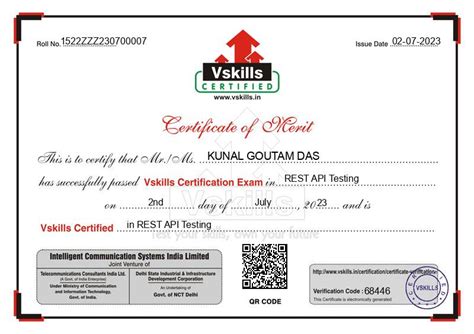 Kunal Goutam Das Certificate In Rest Api Testing
