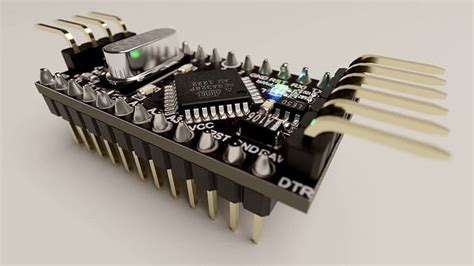 arduino pro mini with atmega328p from robotdyn 3d model