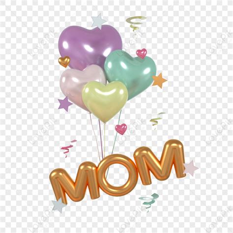 어머니의 날 풍선 일러스트 및 선물 상자 복사본 공간을 가진 하루 장식선반분홍 Png 일러스트 무료 다운로드 Lovepik