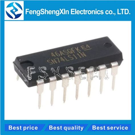 100pcs Lot Sn74ls11n Dip 14 74ls11n 74ls11 Triple 3 Input And Gate Ic
