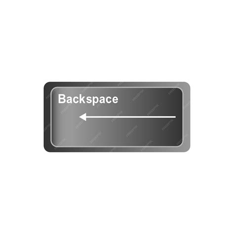 Premium Vector Back To Blank The Dynamic Tale Of The Backspace Button