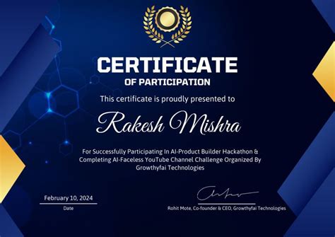 Rakesh Kumar Mishra On Linkedin Successfully Completed Of Ai Product Builder Hackethon Class