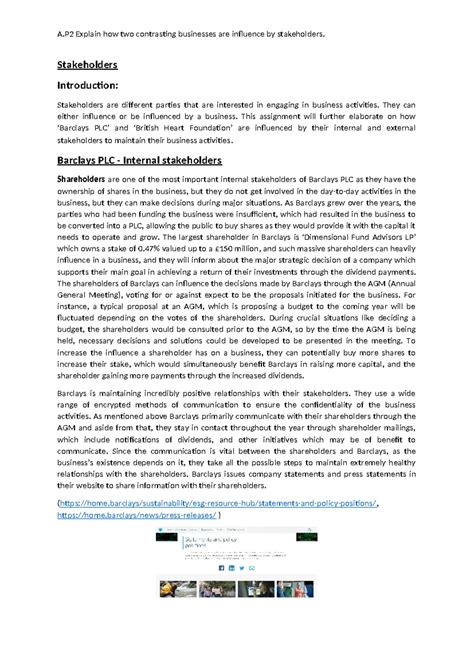 Unit 8 Assignment 1 Distinction Unit 8 Examine How Effective