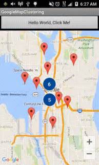 Android How To Implement Marker Clustering For Google Maps In Xamarin Stack Overflow