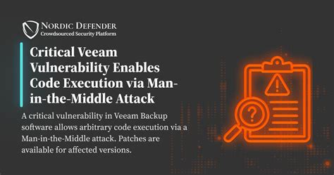 Critical Veeam Flaw Enables Remote Code Execution