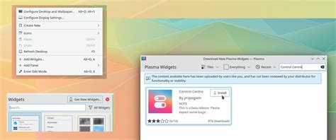 Make Kde Control Centre Look Like Macos With This Widget