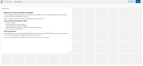 Folder Homepages Help Center