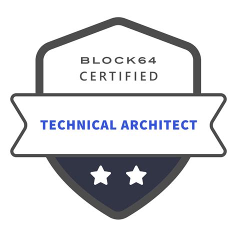 Block 64 Certified Technical Architect Credly