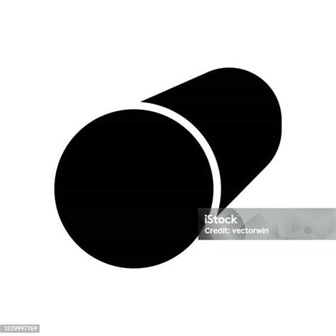 원형 막대 금속 프로파일 글리프 아이콘 벡터 일러스트레이션 0명에 대한 스톡 벡터 아트 및 기타 이미지 0명 강철 건설 산업 Istock