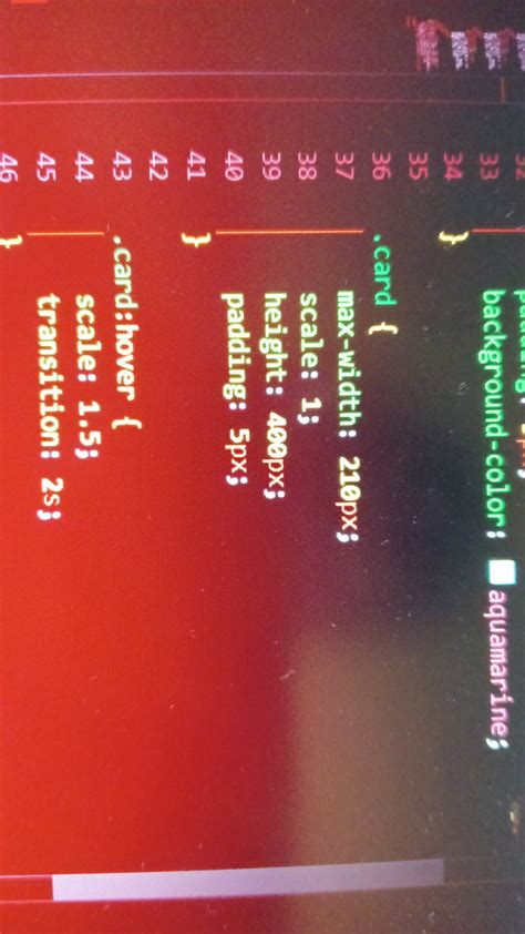 Whole Using Hover I Want To Use Scale But The Card Should Get Into The Front What Can I Do