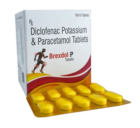 Diclofenac 50mg Paracetamol 325mg Tab At ₹ 550 Box Diclofenac Sodium And Paracetamol Tablet