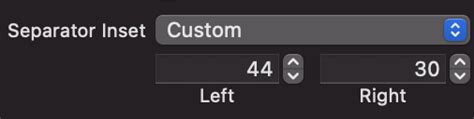 Ios Separator Insets For Table Section Header Stack Overflow