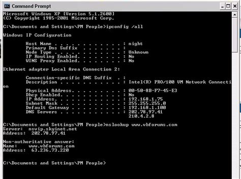 can t ping dns server vbforums