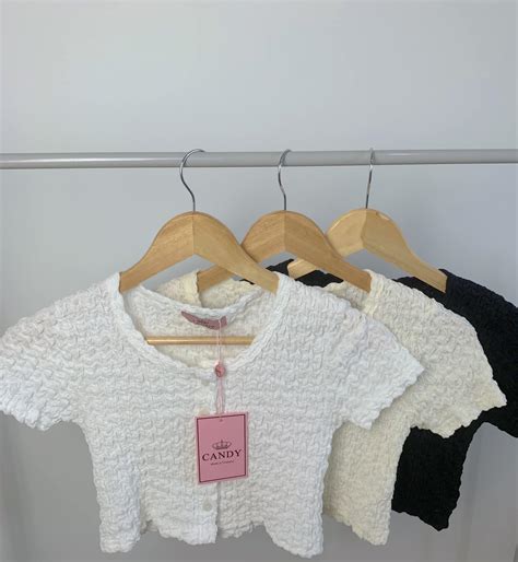 Gilass Official ♡ V01 ♡ เสื้อครอบหวานๆ ผ้ายับย่น