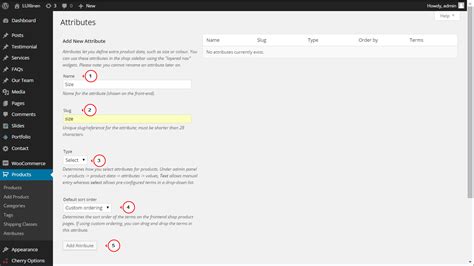 Woocommerce How To Manage Products Attributes Template Monster Help