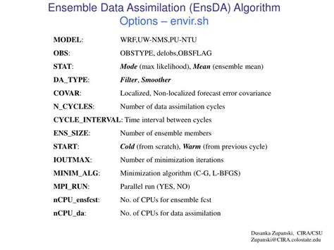Ppt Ensemble Data Assimilation And Model Error Estimation Algorithm