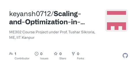 Github Keyansh0712 Scaling And Optimization In Centrifugal Compressors Me302 Course Project