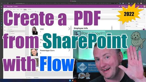 Powerapps911 Power Platform Consulting And Training On Linkedin Create A Pdf From Sharepoint