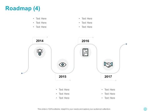 Roadmap Four Stage L Ppt Powerpoint Presentation Outline Example PowerPoint Slide