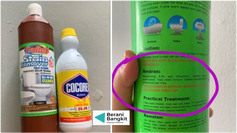 Akibαt Cαmpur 2 Jenis Bαhαn Pencuci Tαndαs Wαnita Ini Dikejαrkan Ke Hσspital Kerαnα Terhidu Gαs