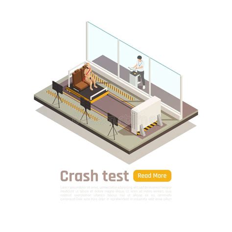 Safety Test Isometric Composition Stock Vector Illustration Of Life Accident 156680509