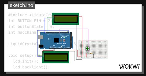 parcheggio display e i2c wokwi esp32 stm32 arduino simulator