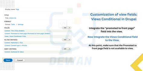 customizing view fields in drupal with views conditional dewan codes