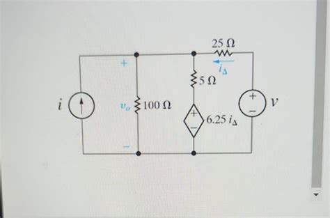 Solved Use The Node Voltage Method To Find V0 In The Circuit