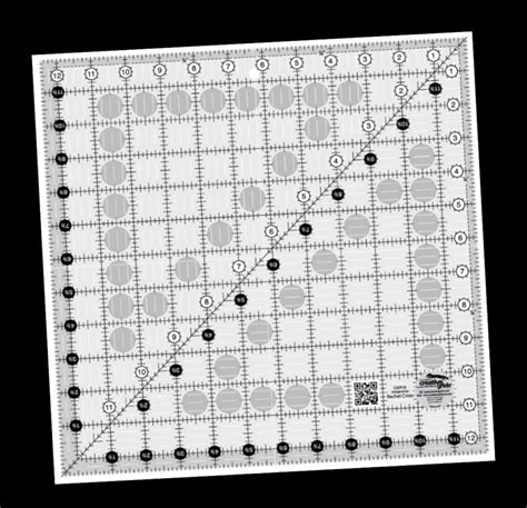 12 1 2 Inch Square Ruler Creative Grids