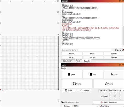 Hard Limit Error X Axis Atomstack LightBurn Software Forum