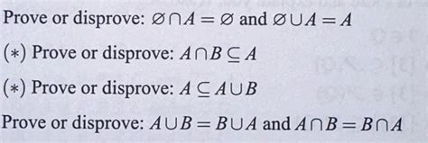 solved for all of the following a b ﻿and c are sets prove