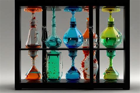 Chemical Equilibrium Exploration Animated Digital Art Premium Ai