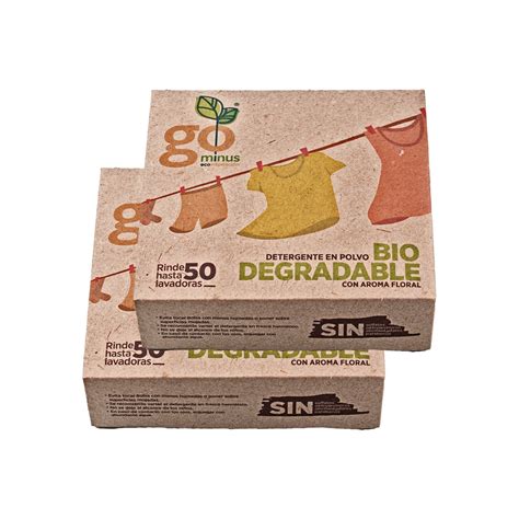 Pack 2 Detergentes Biodegradables Go Minus