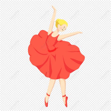 손으로 그린 발레리나 소녀 Png 일러스트 무료 다운로드 Lovepik