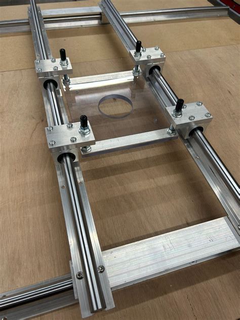 Slab Flattening Router Surfacing Facing Jig Router Sled Linear Rail