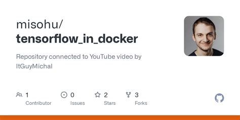 tensorflow in docker docker compose yaml at main · misohu tensorflow in