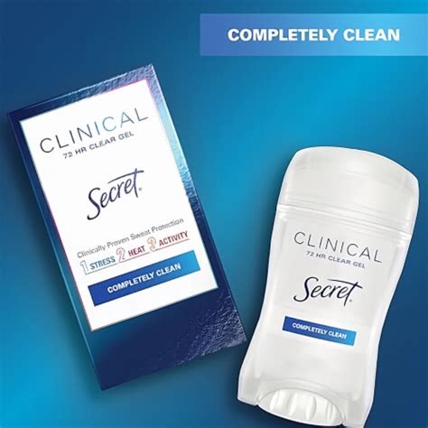 Secret Clinical Strength Clear Gel Antiperspirant And Deodorant Pack