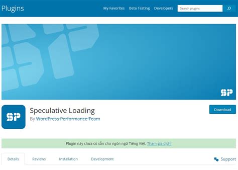Wordpress Phát Hành Plugin Speculative Loading Tăng Tốc Website