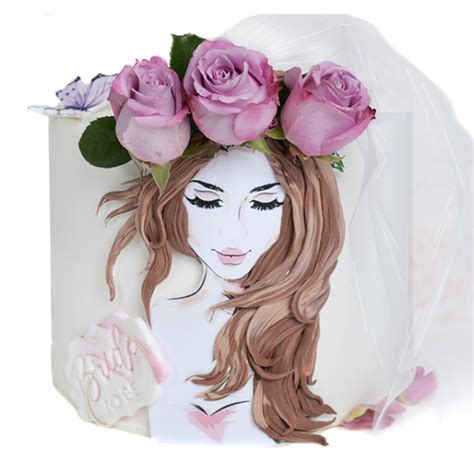 Бъдеща Булка В565 Торта за моминско парти от Торти Чочко