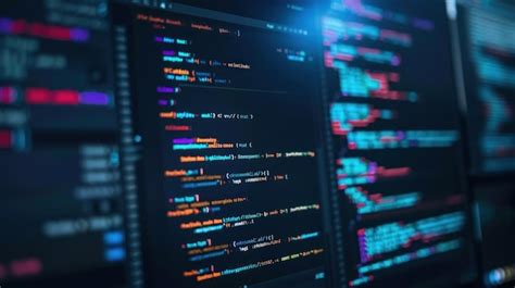 Premium Photo Computer Code On A Screen