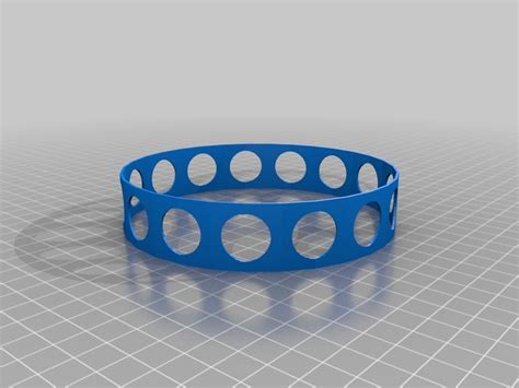 Parametric Cylindrical Support With Round Holes By Rémi Peyronnet