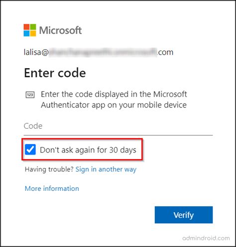 Enable Remember Multi Factor Authentication In Microsoft 365